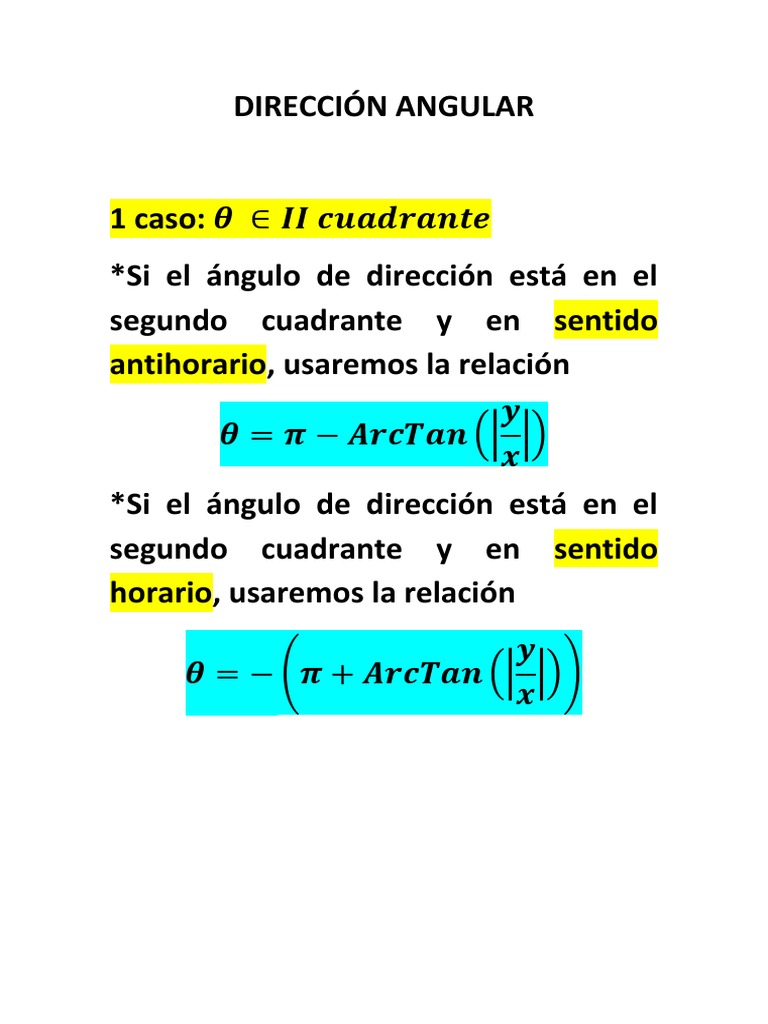 Dirección Angular | PDF