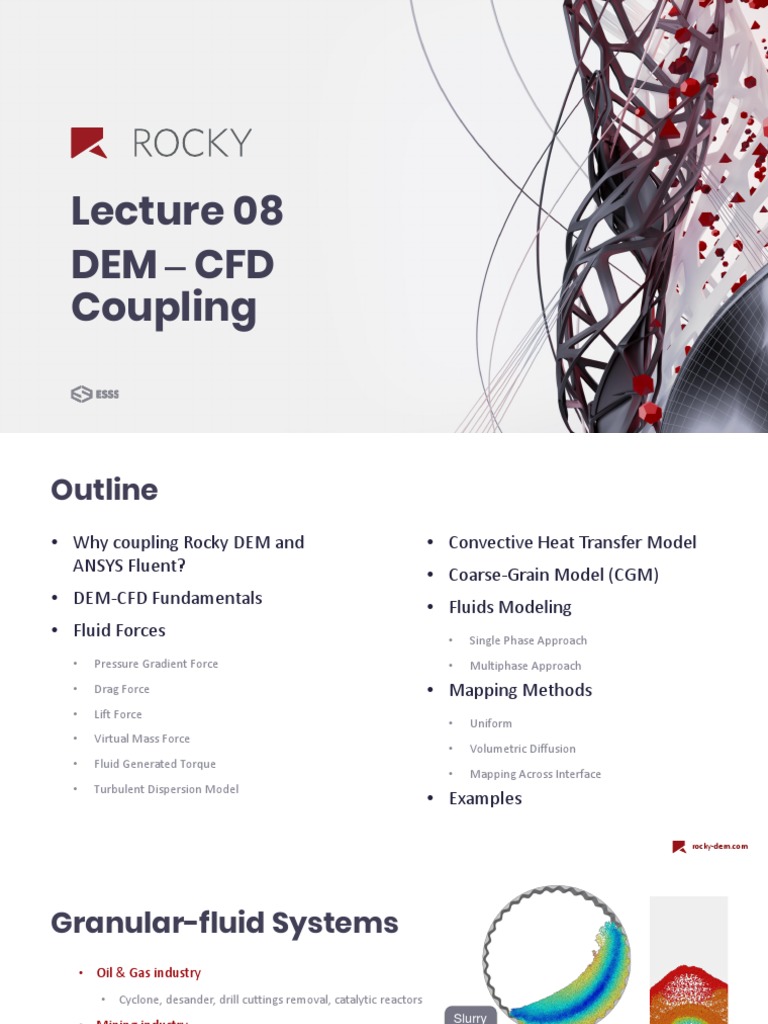 CFD-DEM Coupling for Engineers | PDF | Computational Fluid Dynamics ...