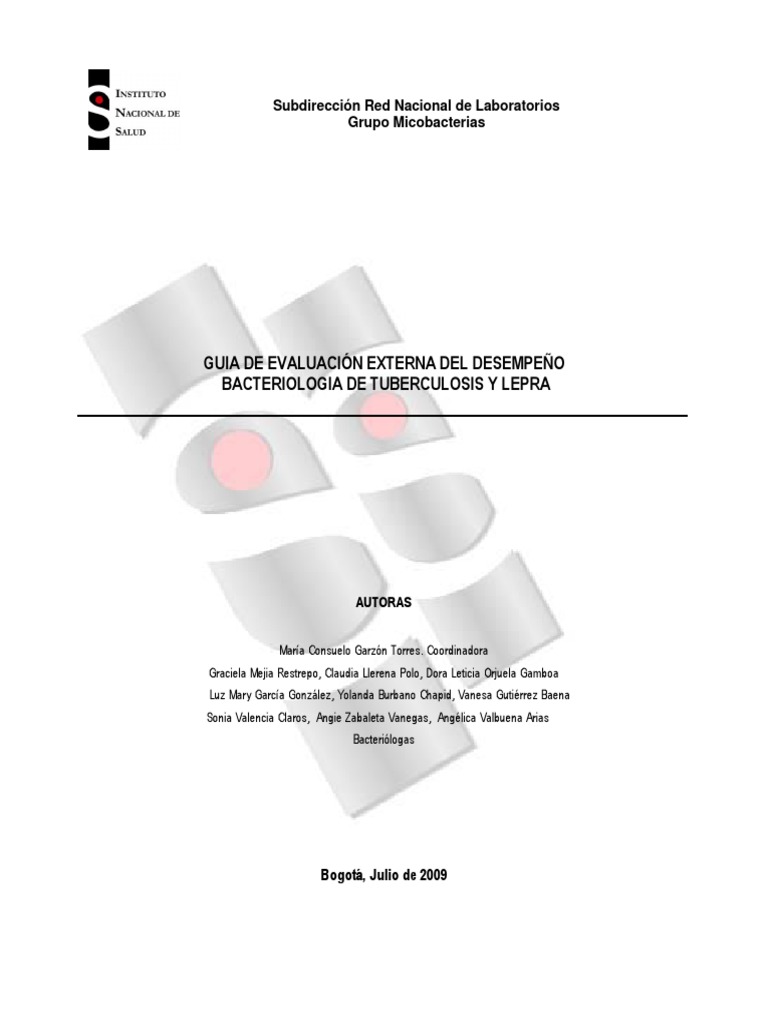 Guía EED (1) Manual Colombia Ecuador | PDF | Mycobacterium | Tuberculosis
