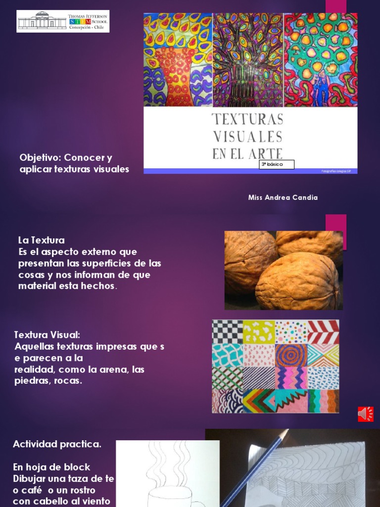 2023 Texturas Visuales 3º Basico Taza | PDF