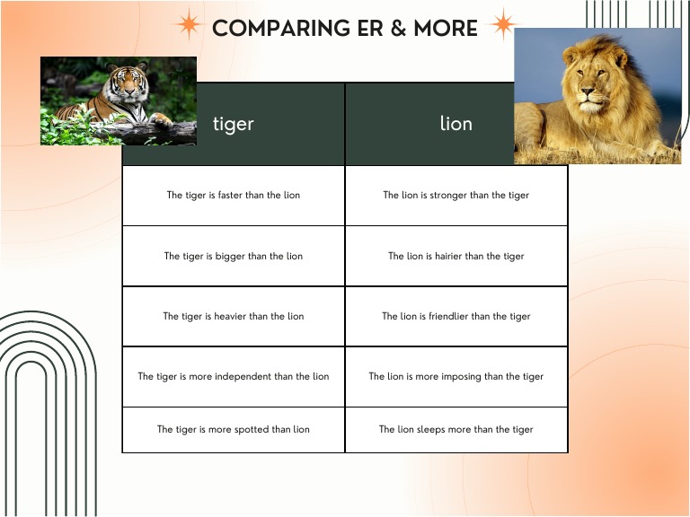 Colorful Aesthetic Comparison T-Chart | PDF