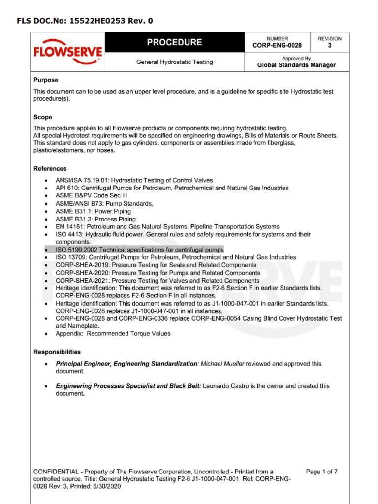 15522HE0253 Rev 0 | PDF | Mechanical Engineering | Applied And Interdisciplinary Physics
