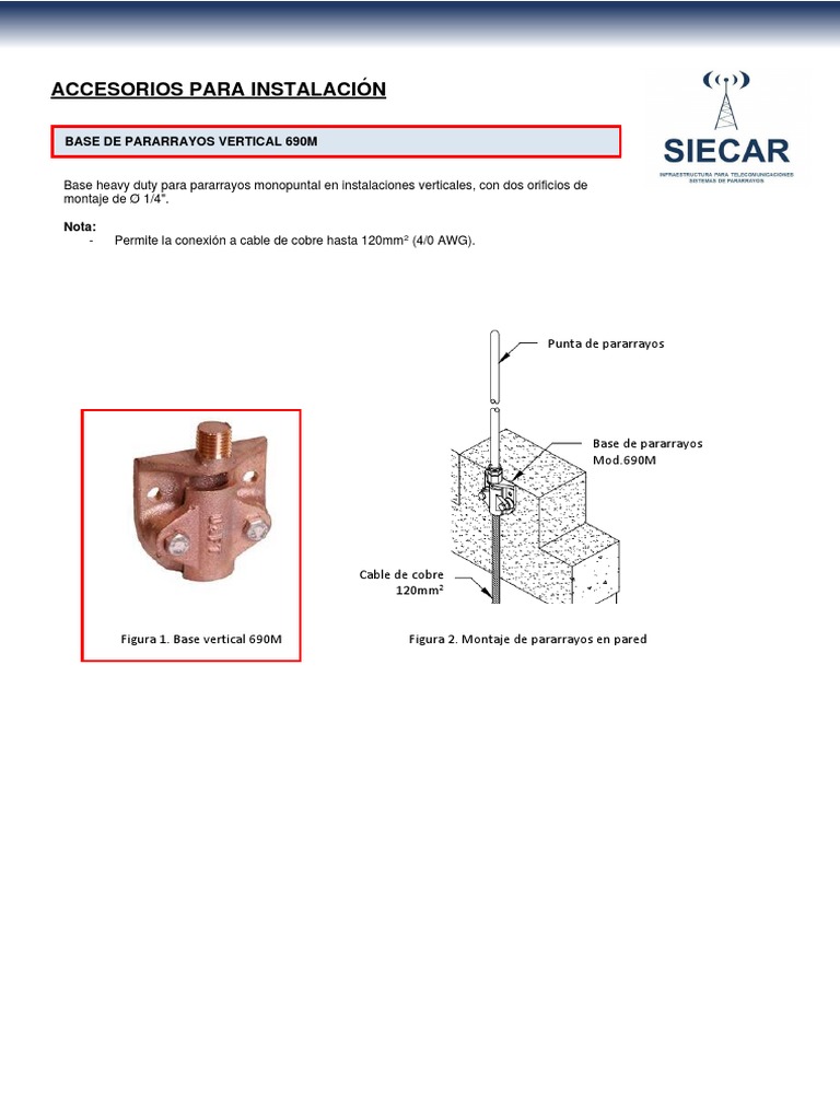 Ficha Técnica - Base Vertical 690M | PDF
