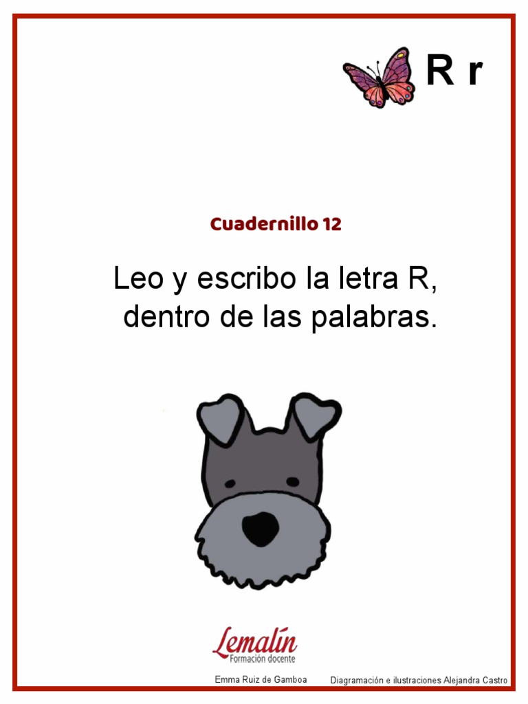 Cuadernillo 12, Letra R - Suave FICHA | PDF