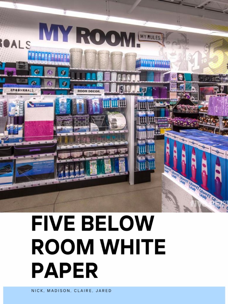 Five Below Room White Paper | PDF