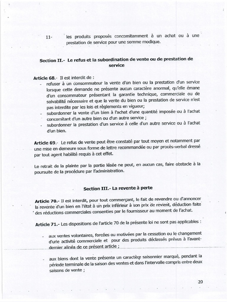 LOI 2021-25 Du 21 Avril 2021 Sur Les Prix Et La Protection Du ...