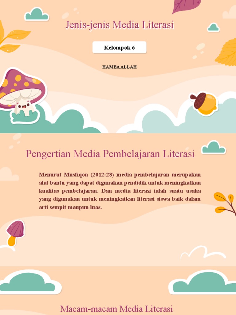 Jenis Jenis Media Literasi | PDF
