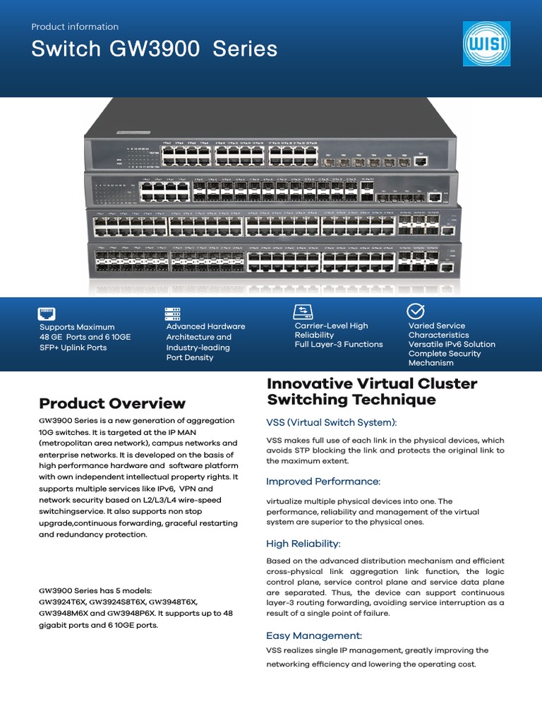 GW3900 Series - v2.4 | PDF | Computer Network | I Pv6