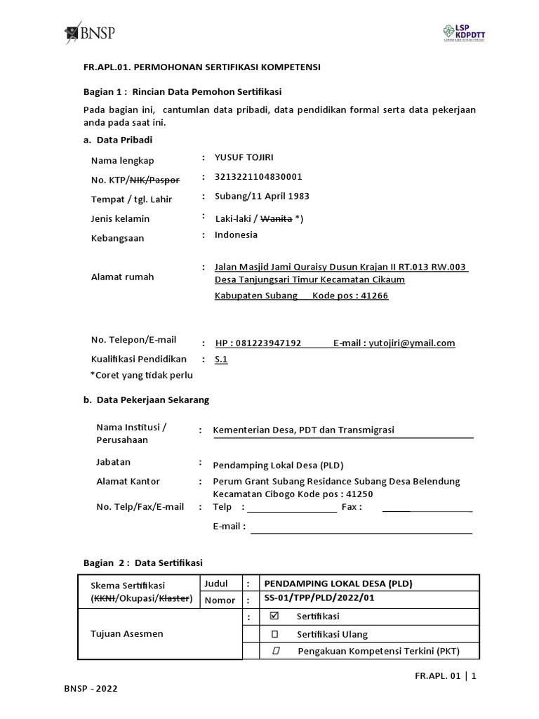 Fr. Apl. 01-PLD | PDF