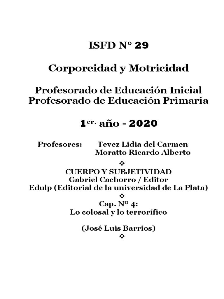 CUERPO Y SUBJETIVIDAD - CAP. 4 Compressed | PDF | Arte