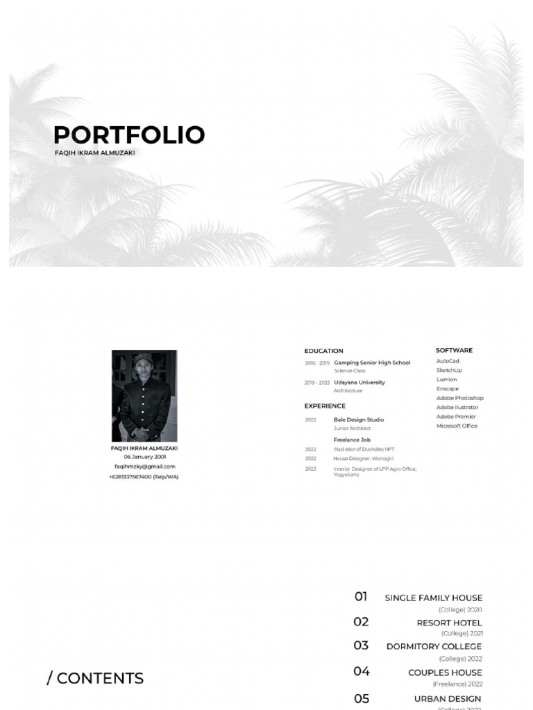 Faqih Ikram CV & Portfolio-Compressed | PDF