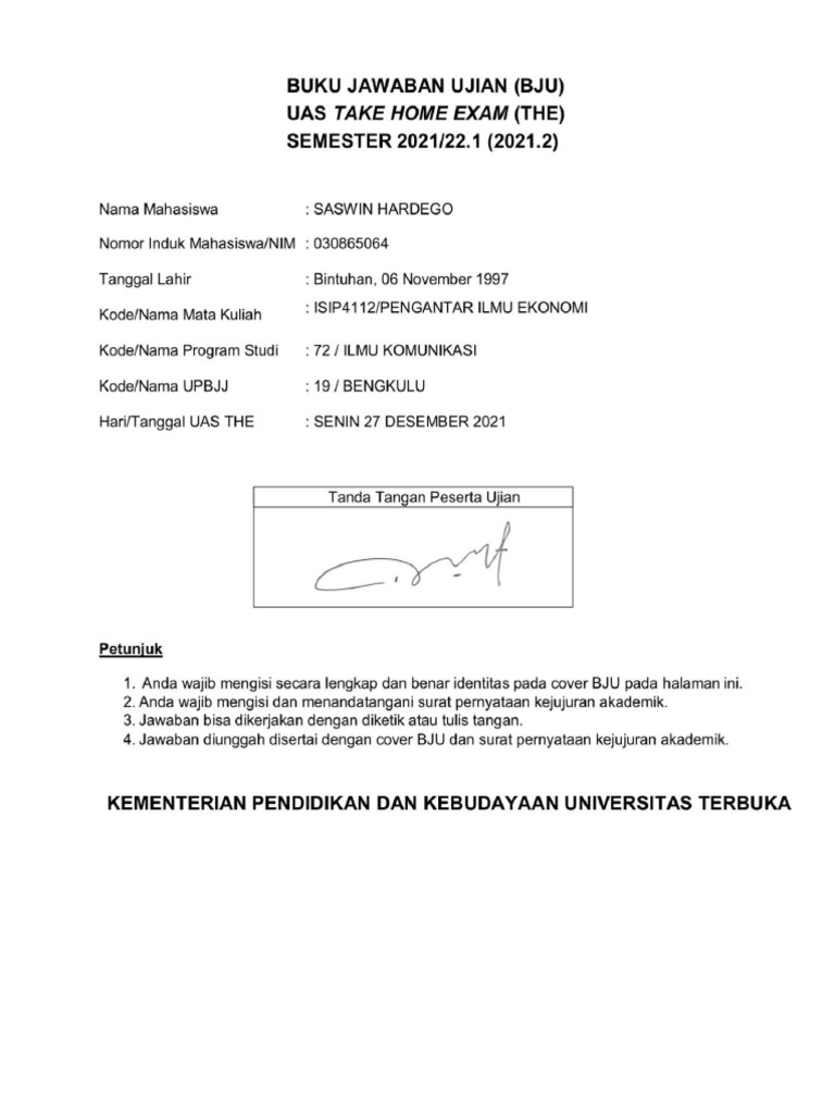 Bju Pengantar Ilmu Ekonomi | PDF