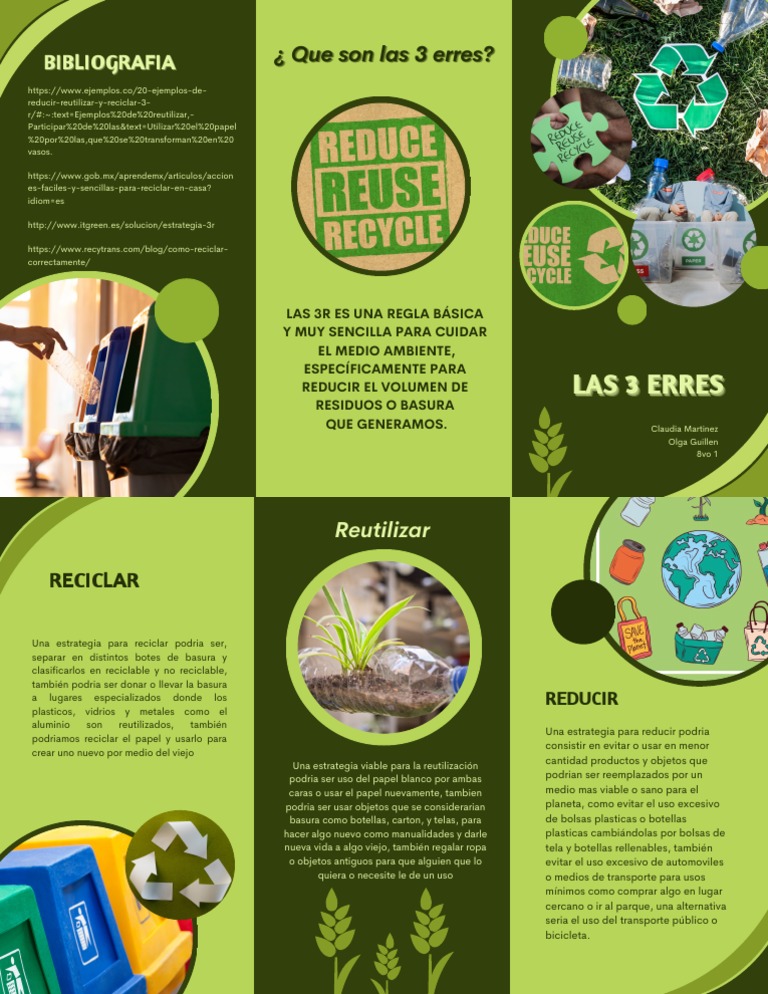 Estrategias de las 3R para el Medio Ambiente | PDF