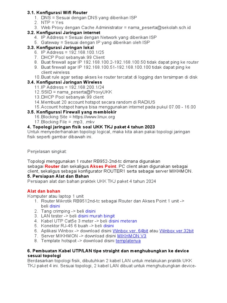 Penyelesaian Soal Web Proxy | PDF