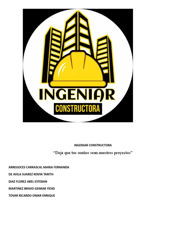 Equipo de Ingeniar Constructora | PDF