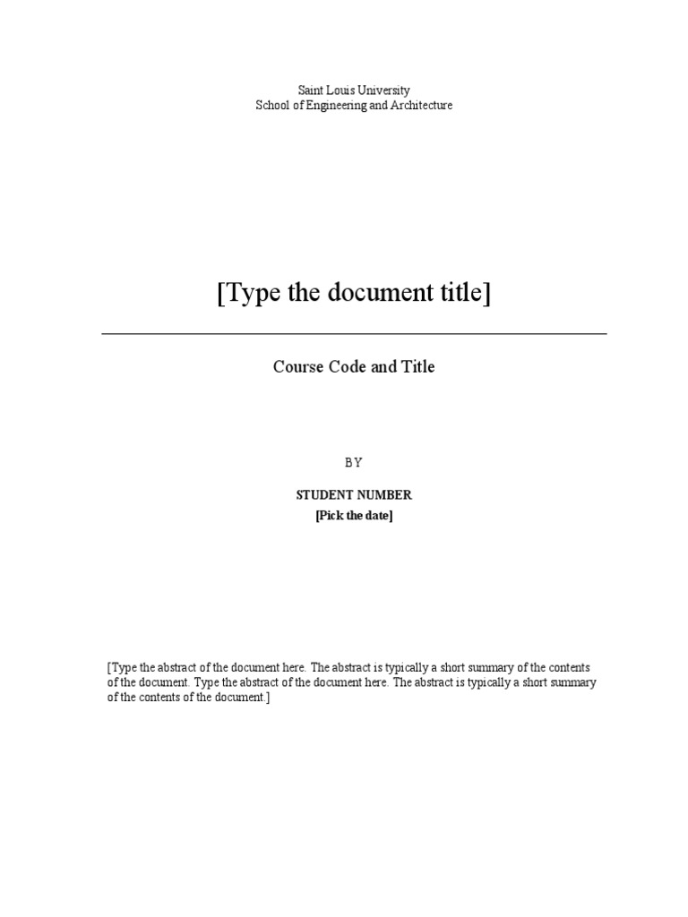 Research Work Format | PDF