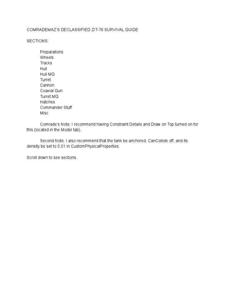 ComradeMazs Semi-Coherent ZIT-76 Conversion Guide REAL AND FIXED | PDF ...