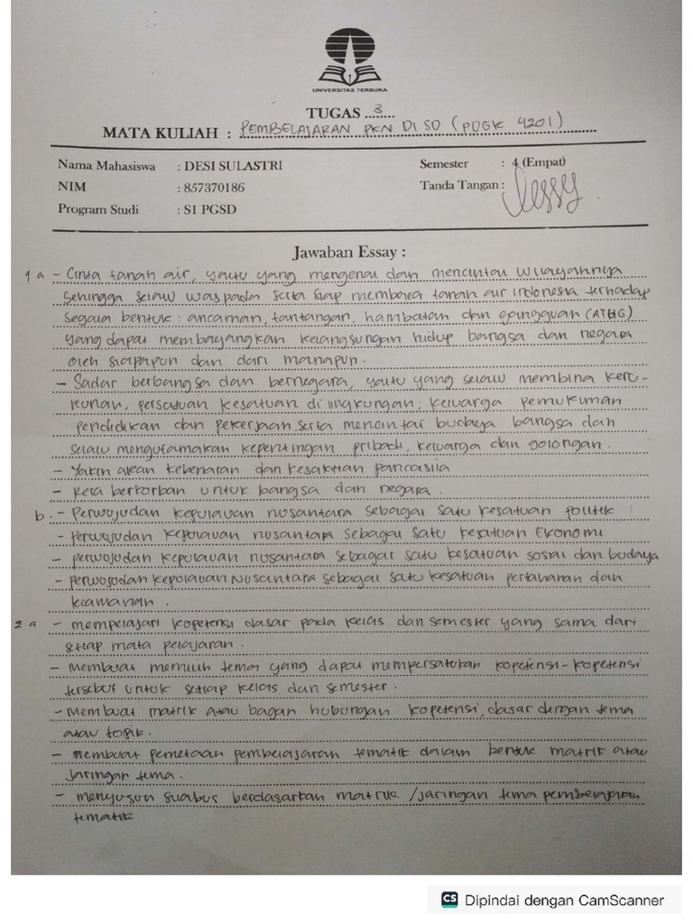 TTM 3 Desi PKN Semester 4 | PDF