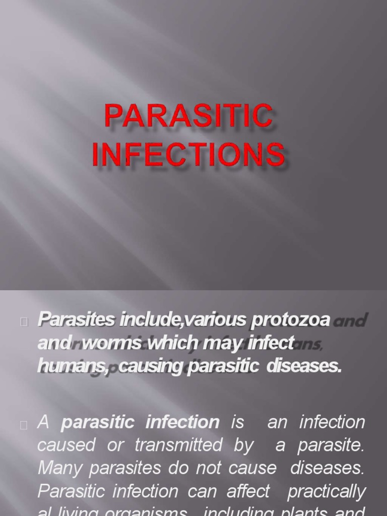 Parasitic Infections | PDF | Malaria | Parasitism