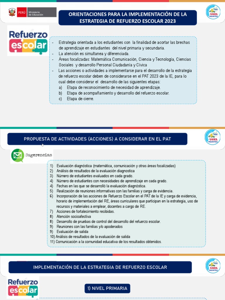 Refuerzo Escolar 2023 | PDF