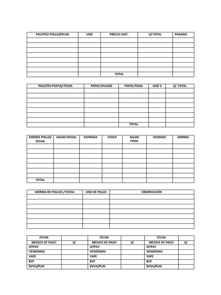 FORMATO WORD Cuadre de Caja | Descargar gratis PDF | Economias | Dinero