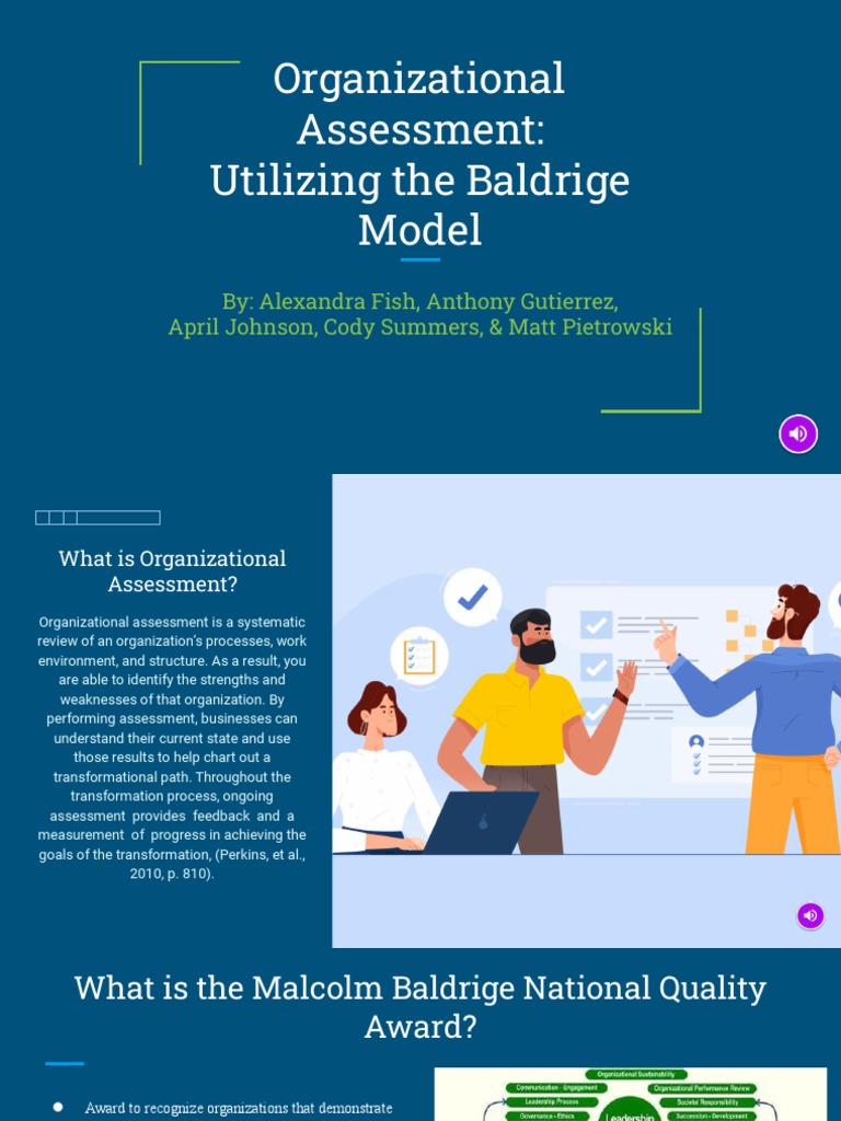 Organizational Assessment: Utilizing The Baldrige Model | PDF