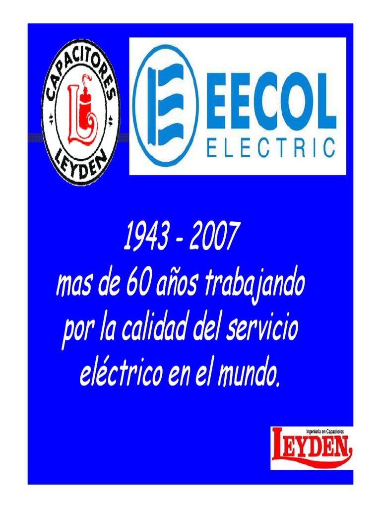 Eecol Electric - Leyden-2009 | PDF