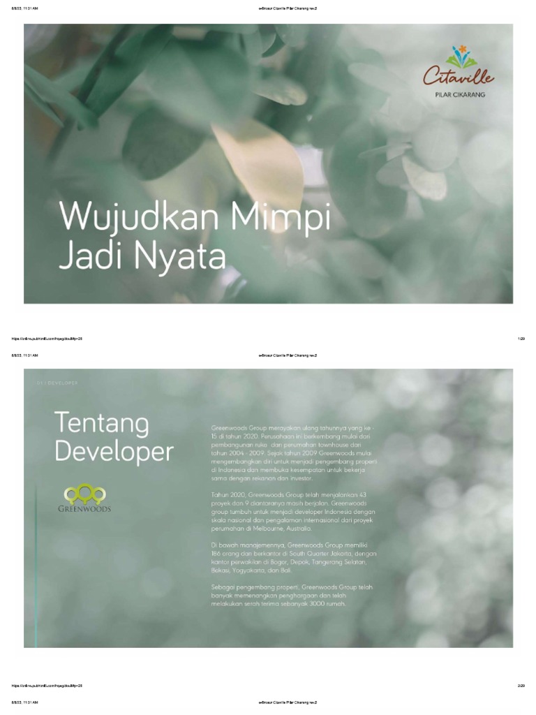 E-Brochure Citaville Pilar Cikarang | PDF