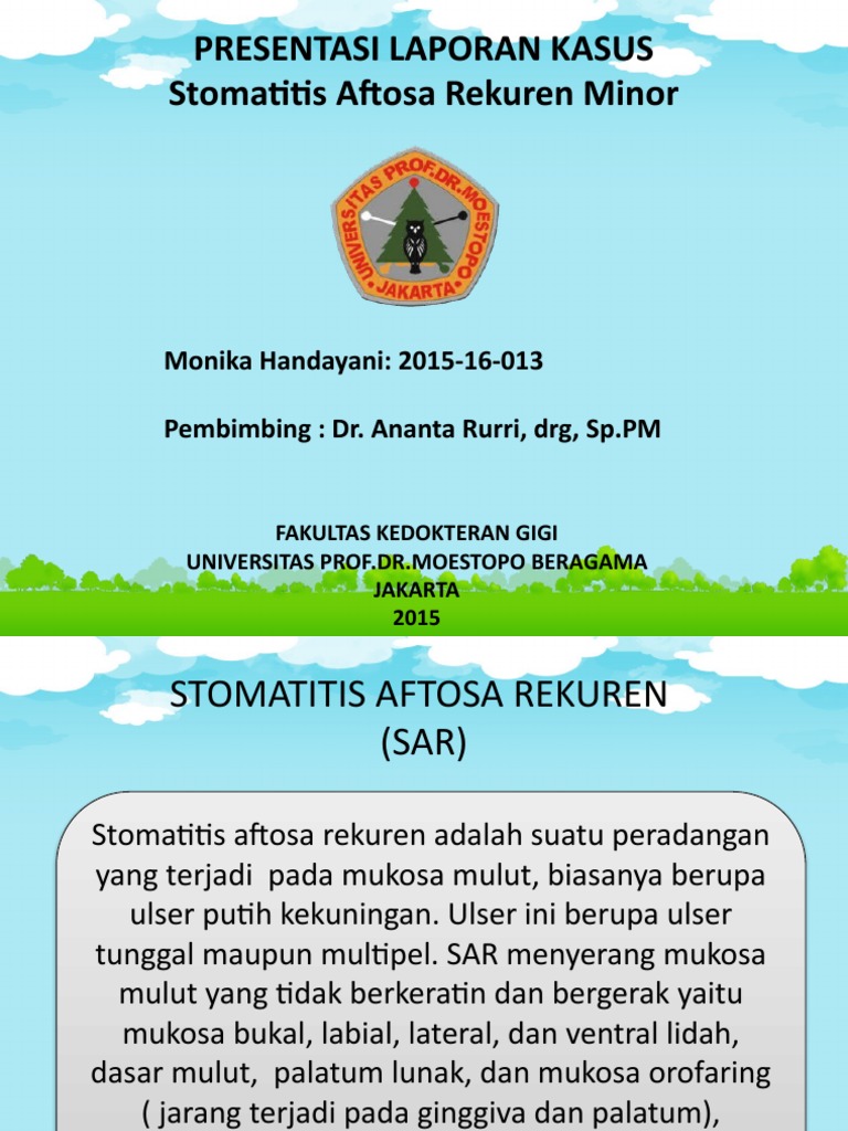 PRESENTASI LAPORAN KASUS Sar | PDF