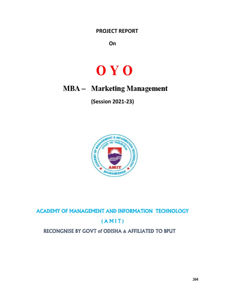 Project Report Mba | PDF