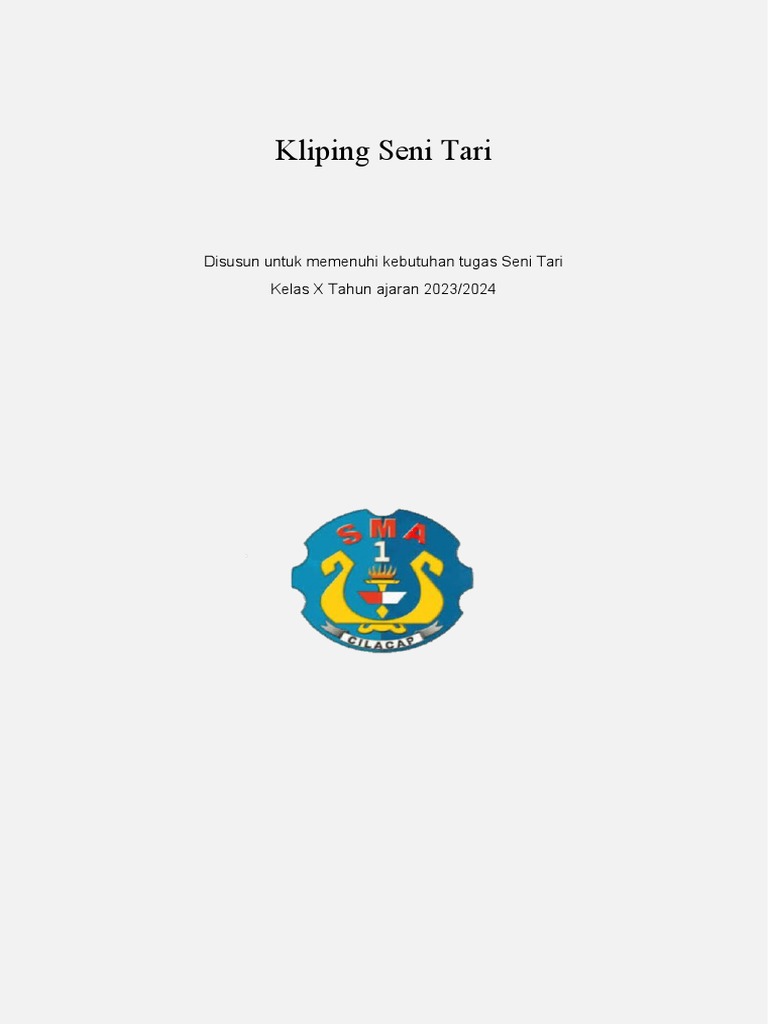 Kliping Seni Tari | PDF