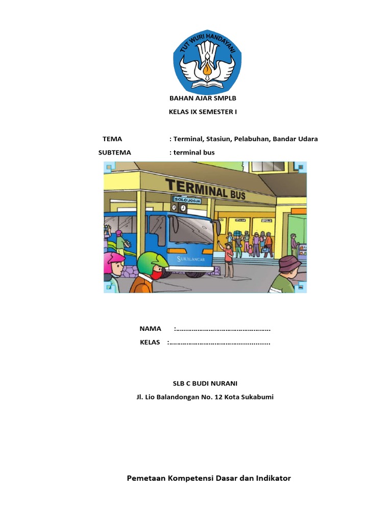 Bahan Ajar Tema 2 Sub Terminal Bus Pdf