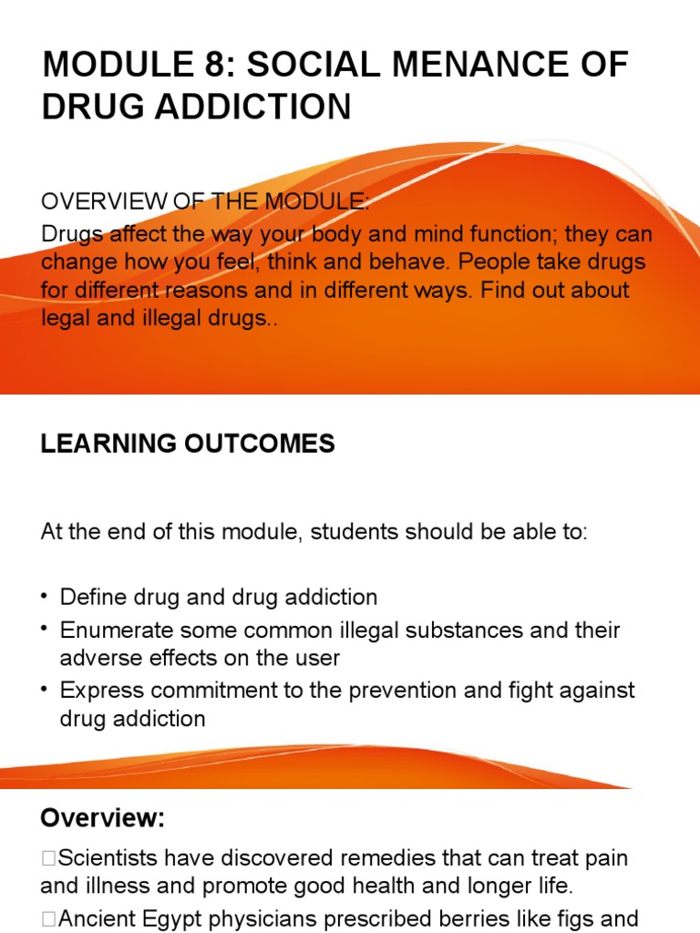 PREFINAL The Social Menace of Drug Addiction | PDF | Substance Abuse ...