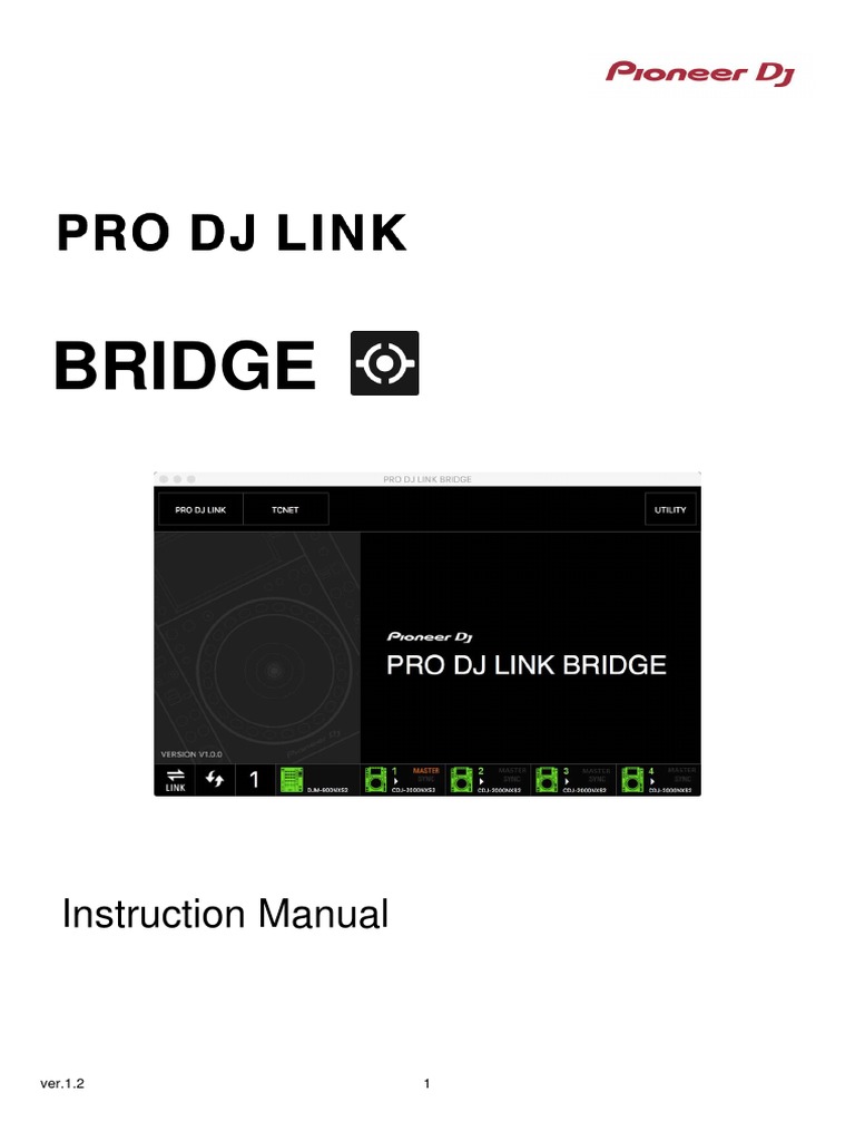 PRO DJ LINK BRIDGE - Manual - v12 - en | PDF