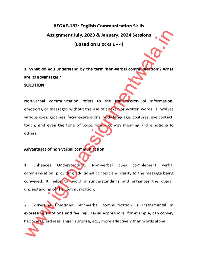 Ignou Begae 182 Eng 2024 Session Available | PDF Ignou Begae 182 Eng 2024 Session Available | PDF