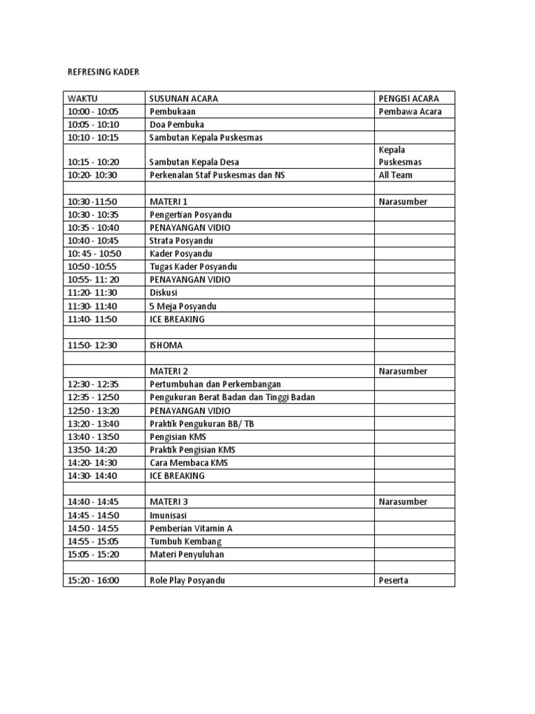 Refresing Kader | PDF