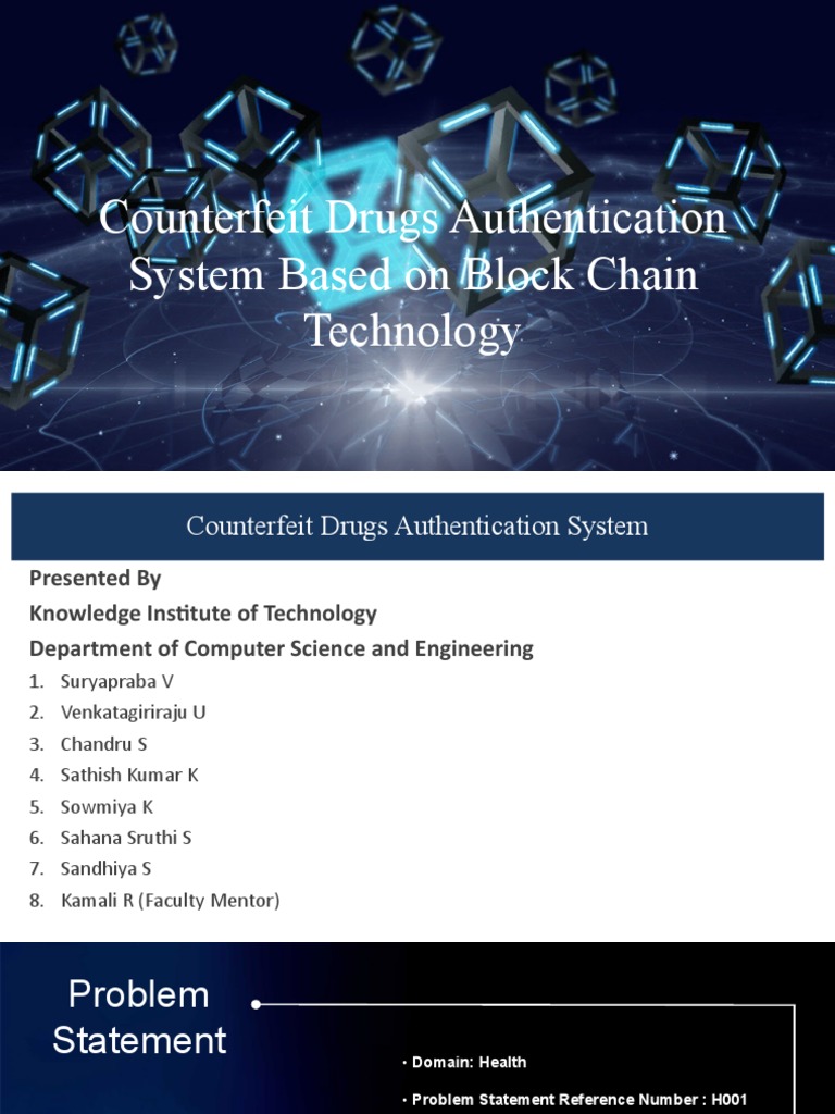 Counterfeit Drug Authentication System-7 | PDF | Wellness
