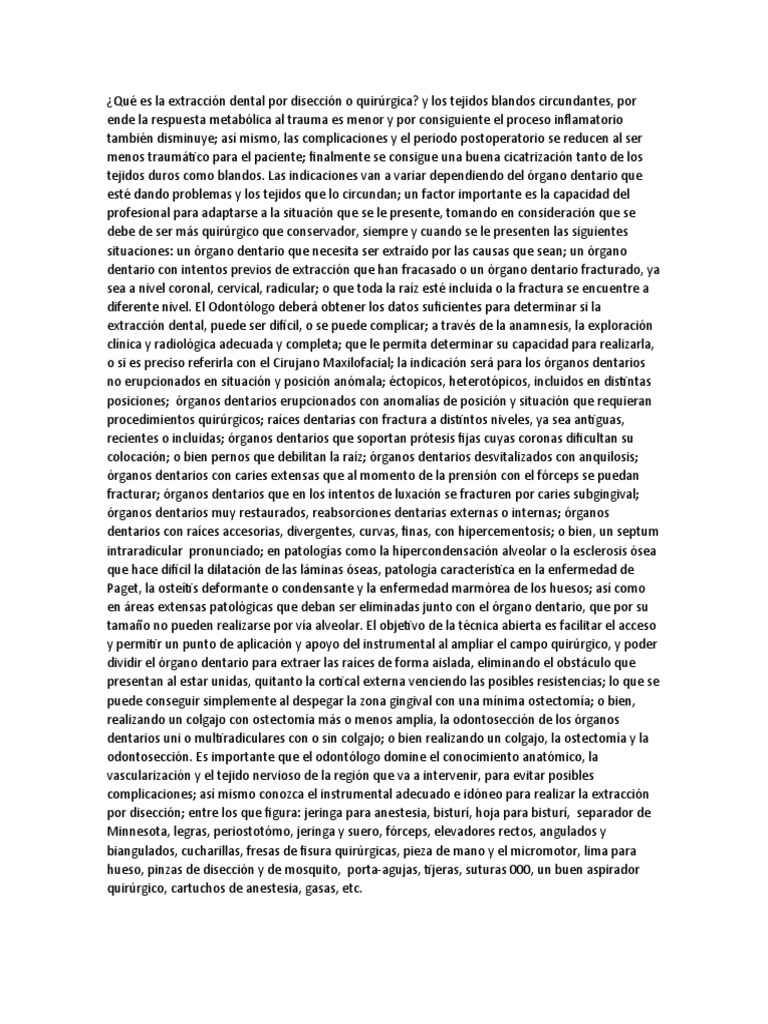 Cirugia Pdf Odontología Especialidades Medicas