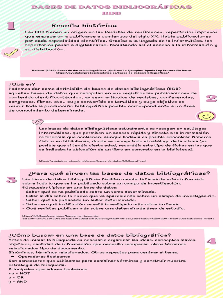 Bases de Datos Bibliográficas BDB | PDF | Bases de datos | Red mundial