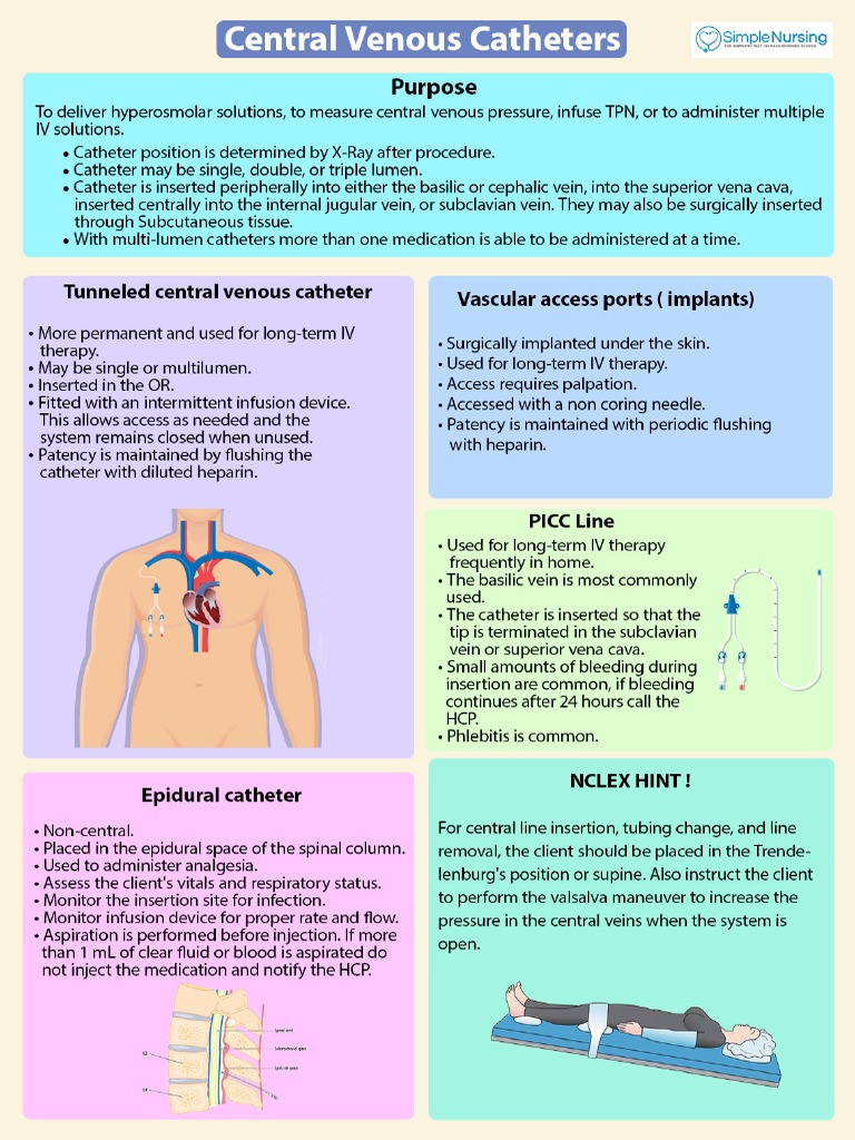 Central Venous Catheters | PDF