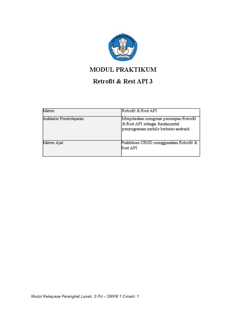 MA-5.1-Retrofit & Rest API 3-PraktikumV2 | PDF