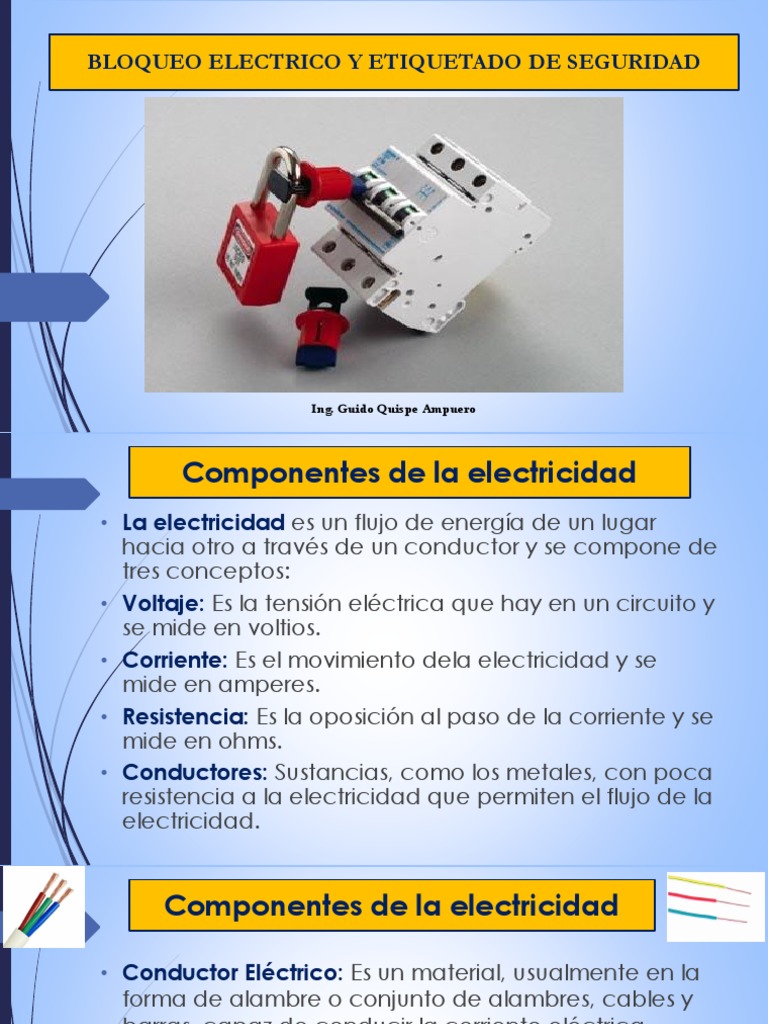 Bloqueo Electrico y Etiquetado de Seguridad | PDF