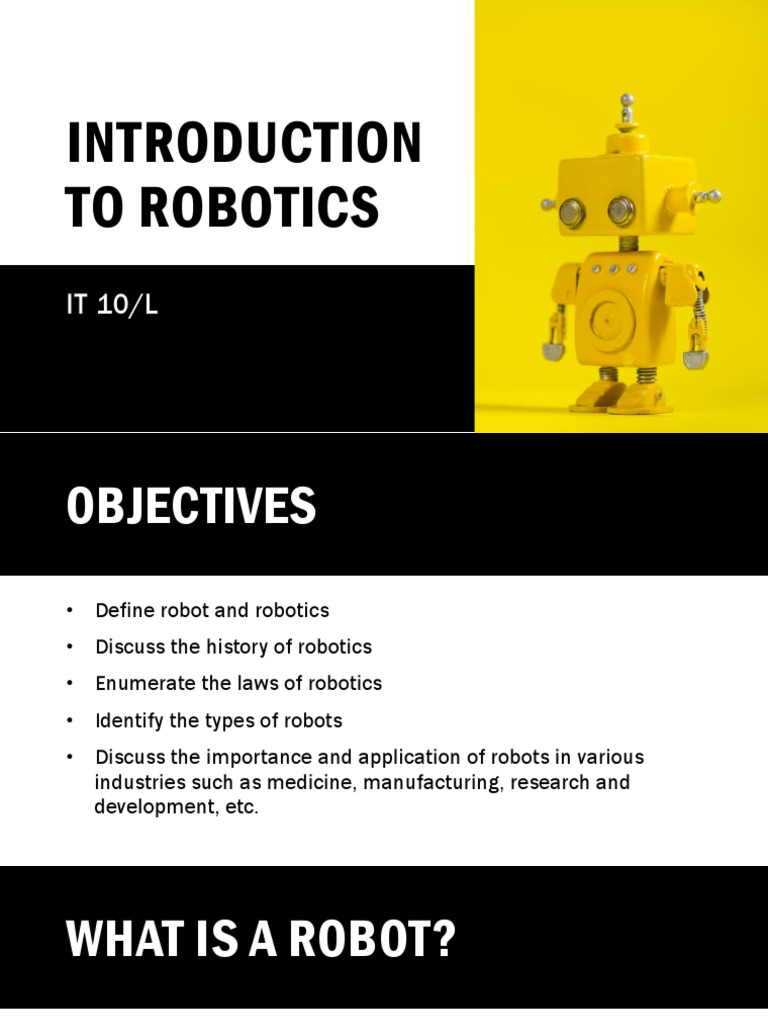 1-Introduction To Robotics | PDF