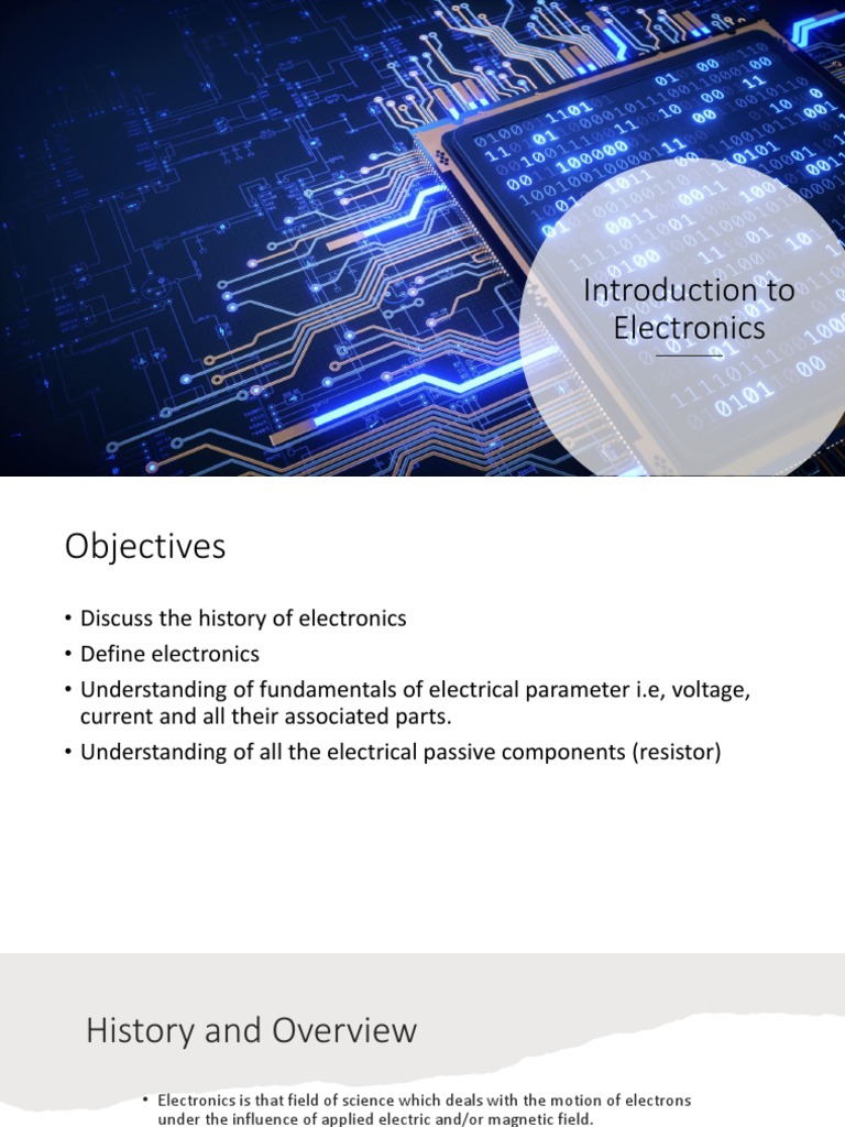 3-Introduction To Electronics | PDF
