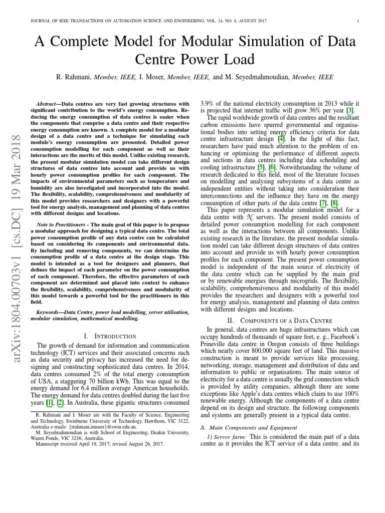 A Complete Model For Modular Simulation Of Data Pdf