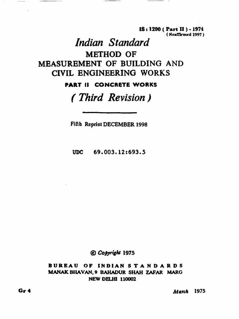 Is 1200 Part 02 1974 2 | PDF
