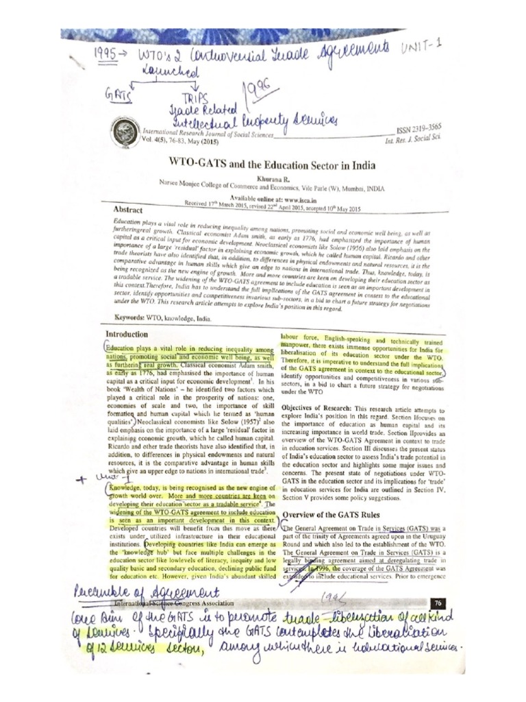 GATS | PDF