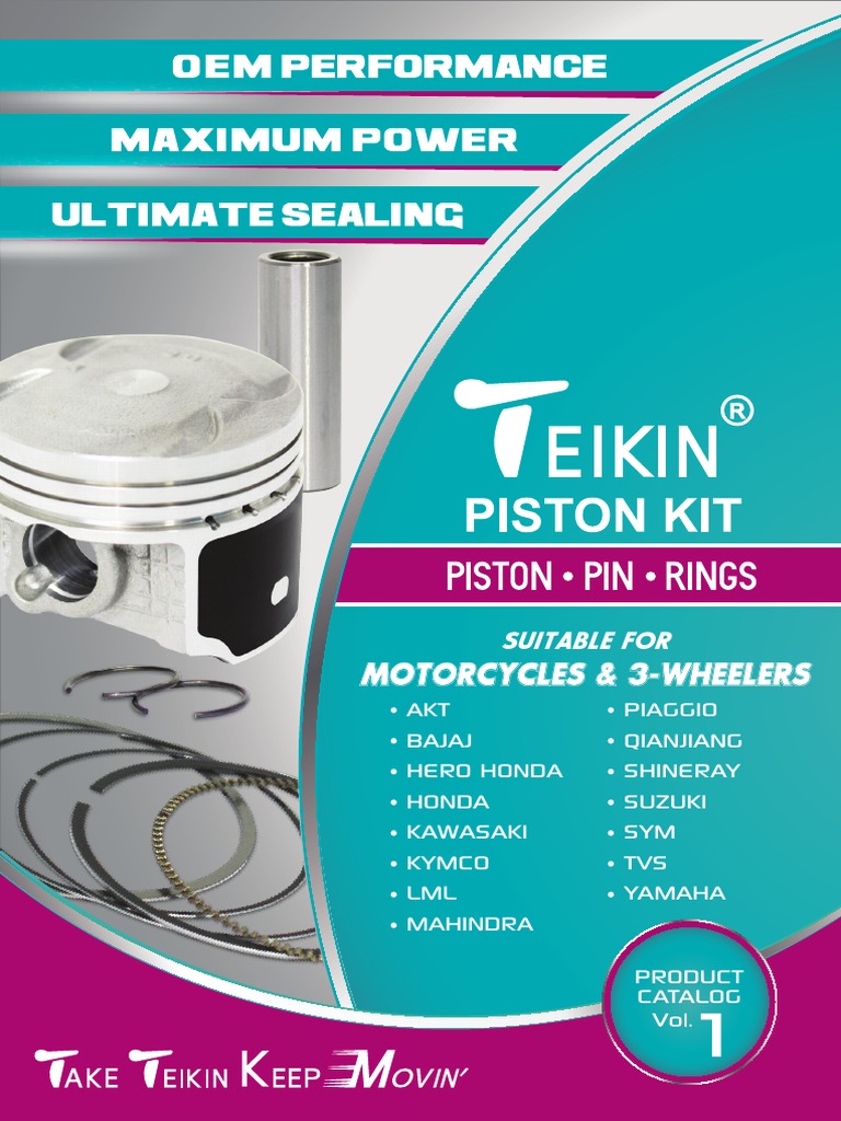 (I) NEW EDITION - Teikin Piston Motorcycles & 3-Wheelers Vol 1 | PDF