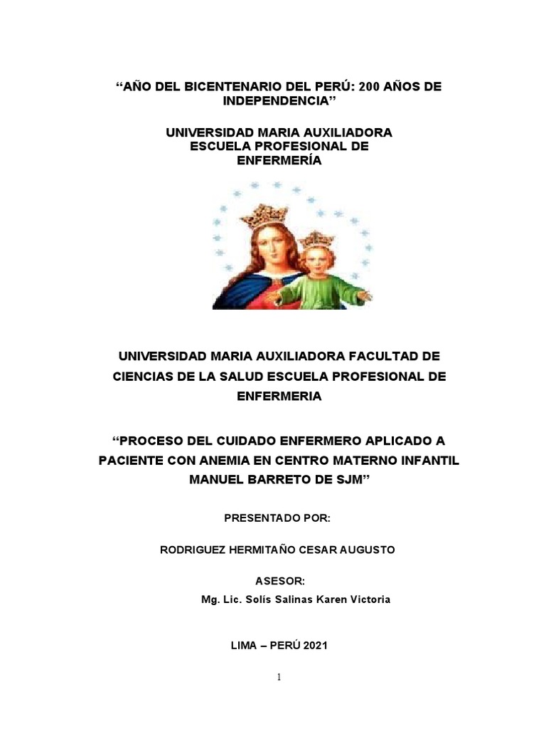 Pae Cred Lactante de 6 Meses Cesar Barreto Cred 2021. | PDF