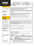 DLP Cot 3 | PDF | Curriculum | Reading (Process)